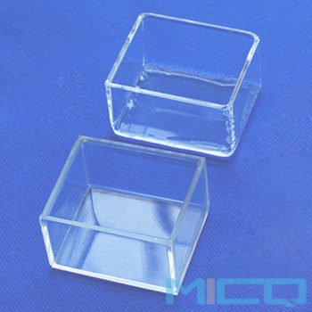 Custom Lab Glassware Melting or Gluewatering Quartz Square Cylinders ...