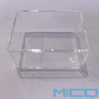Custom Lab Glassware Melting or Gluewatering Quartz Square Cylinders ...