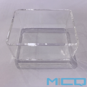 Custom Lab Glassware Melting or Gluewatering Quartz Square Cylinders ...