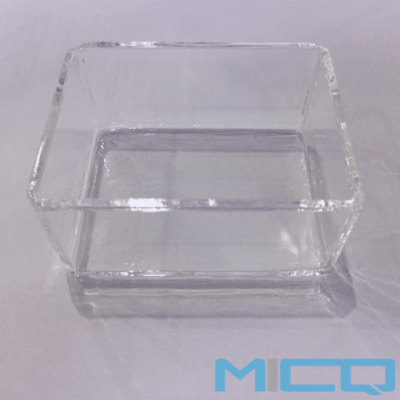 Custom Lab Glassware Melting or Gluewatering Quartz Square Cylinders ...