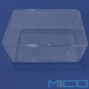 High Fused Quartz Glass Tanks Boxes Square Clear Silicon Petri Dish ...
