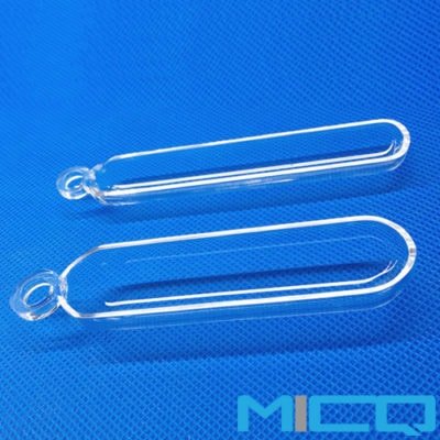 Semiconductor Fused Quartz Glass Boat / Silicon Wafer Carrier Holder ...