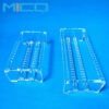 Semiconductor Fused Quartz Glass Boat / Silicon Wafer Carrier Holder ...