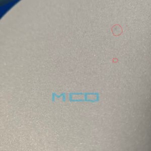 black spots on the surface of quartz frit or quartz sintered disc