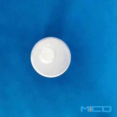 Fused Quartz Frit / Fritted Disc Welded to the End of Quartz Tube