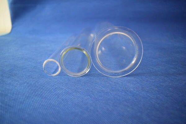 What precautions should be taken when using quartz glass?